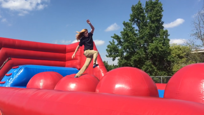 Inflatable Giant Ball Run | Wipe Out Game rental | Monterey Bay