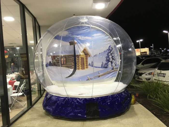 Inflatable Snow Globe | Winter Event Rentals | Over 21 Party Rentals